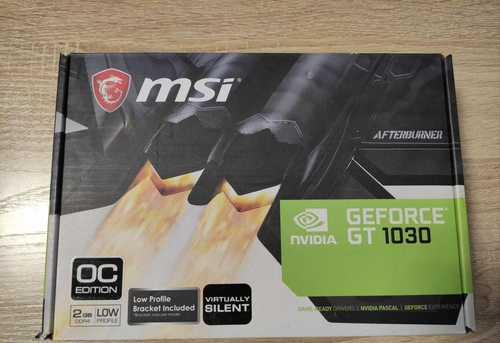 Видеокарта MSI GT1030 LP OC