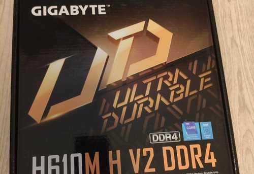 Материнская плата H610M H V2 DDR4 новая