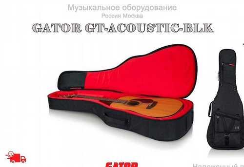 Gator GT-Acoustic-BLK чехол для гитары Новый