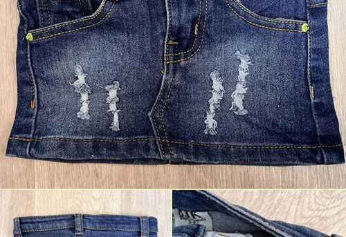 Юбка джинсовая для девочки 74-80