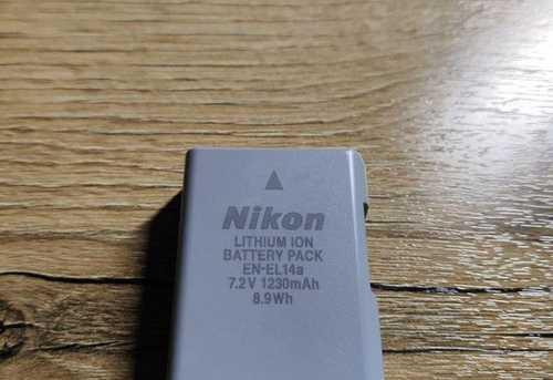 Аккумулятор Nikon en-el 14a 1230mAh