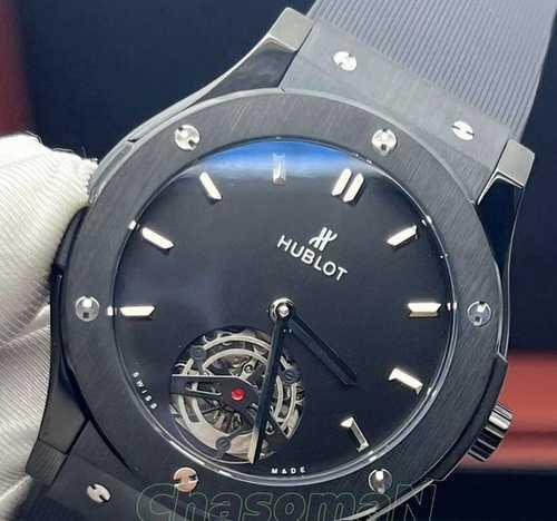 Наручные часы механические Hublot черный