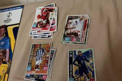 Карточки topps match attax 2021/2022