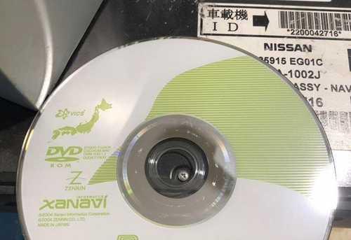 CD с навигацией для nissan