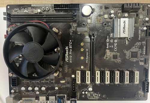 Комплект Asrock pro btc h81, h110 6-12 карт