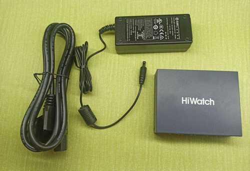 Коммутатор для видеонаблюдения HiWatch DS-S504P(B)