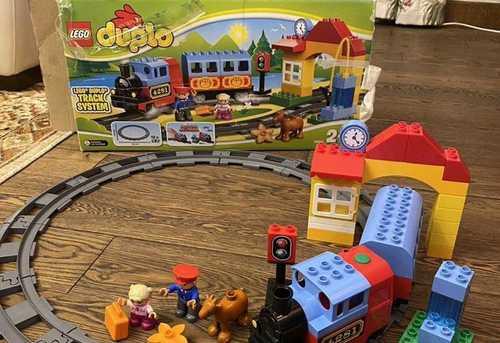 Lego duplo поезд железная дорога 10507