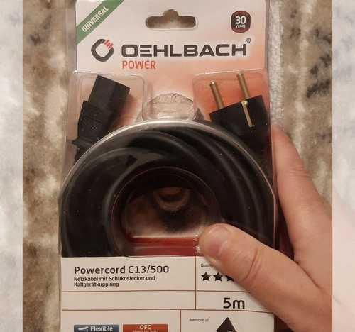 Oehlbach Powercord C13/500