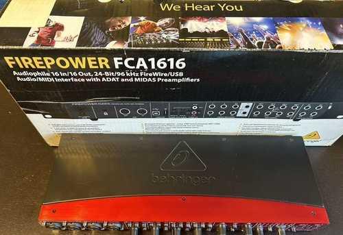 Аудио интерфейс behringer firepower FCA1616