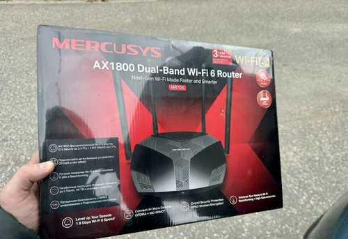 Wi-Fi роутер Mercusys MR70X, AX1800, новый