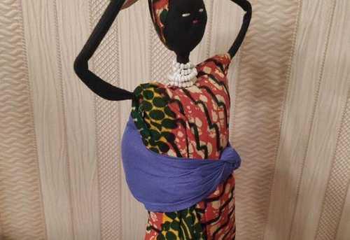 Кукла африканская коллекционная винтаж