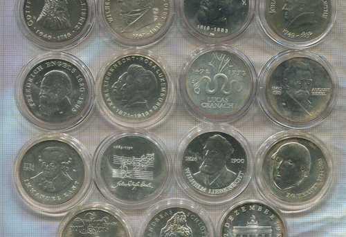 20 марок ГДР. Юбилейка серебро