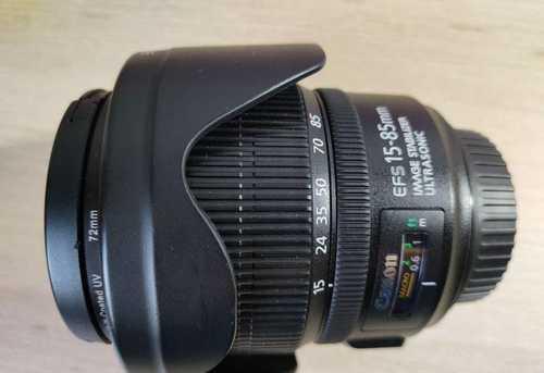 Объектив Canon EFS 15-85 mm