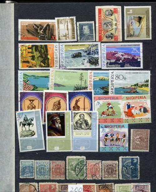 Старые иностранные почтовые марки