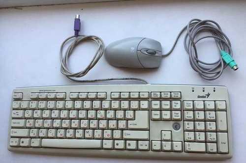 Клавиатура Genius KB-06XE и мышь HP M-S48a