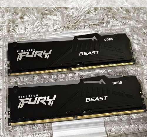 Kingston fury Beast RGB 32Gb (2x16GB) 5600мгц DDR5