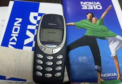 Nokia 3310 оригинальный + бумаги к телефону