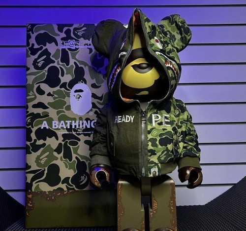 Bearbrick 70 см bape новые люкс качество