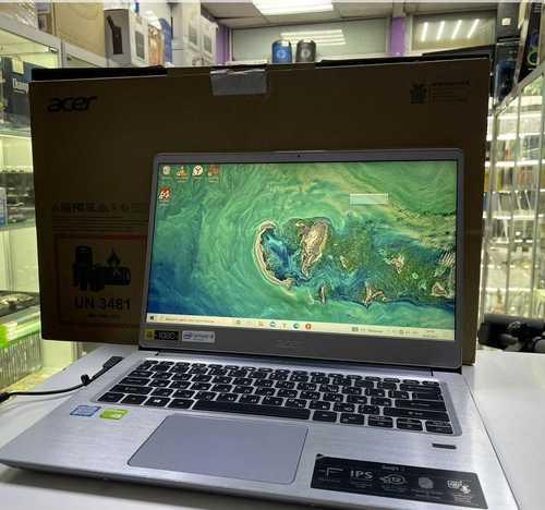 Ноутбук acer swift3 i3-8/4/1000/mx150