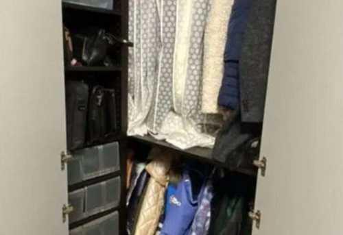 Угловой шкаф IKEA пакс с белыми дверями Икеа
