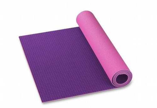 Коврик для йоги Indigo пвх роз-фиоле 173x61x0,6 см