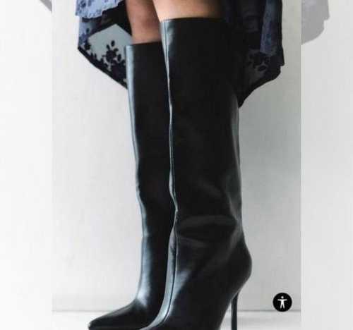 Сапоги женские zara 38