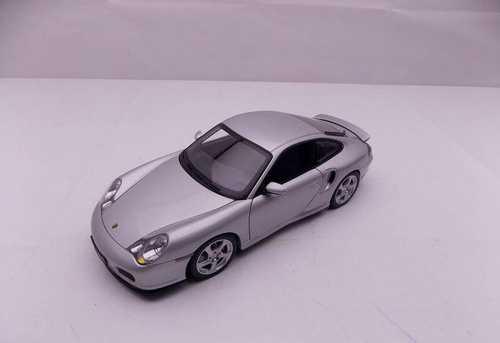 1/18 autoart porsche 911 turbo (996) - silver