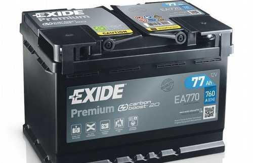 Аккумулятор Exide Premium 77R EA770 обр. пол. 77 А