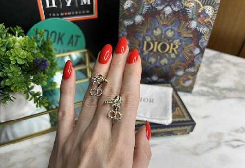 Серьги Christian Dior премиум