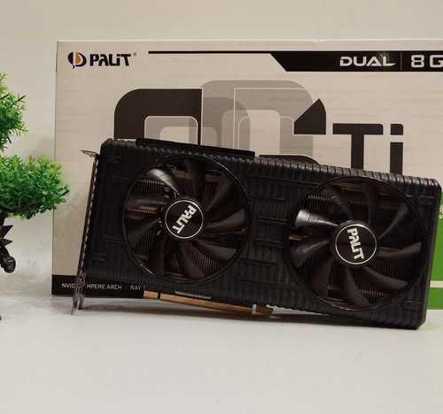 Видеокарта rtx 3060 ti palit Dual Oc 8gb