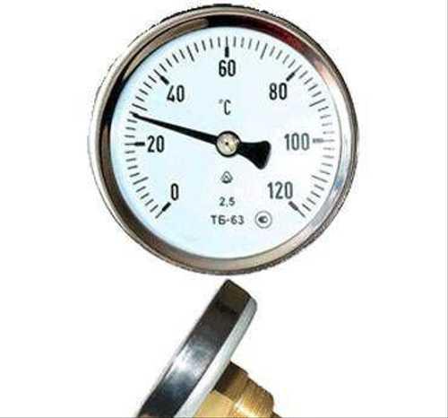 Термометр биметаллический тб- 63- 50 0+120 С