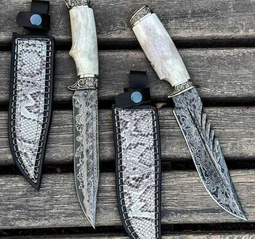 Нож Дамаск рог лося (Арт.33157)