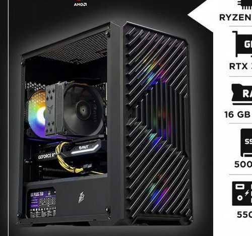 Игровой пк RTX 3050 8GB/ Ryzen 5 7500F / DDR5 16GB