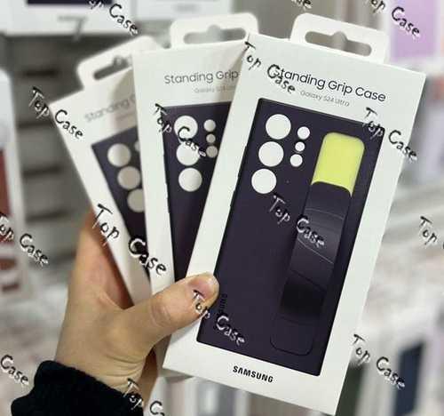 Чехол samsung S24 ultra grip фиолетовый