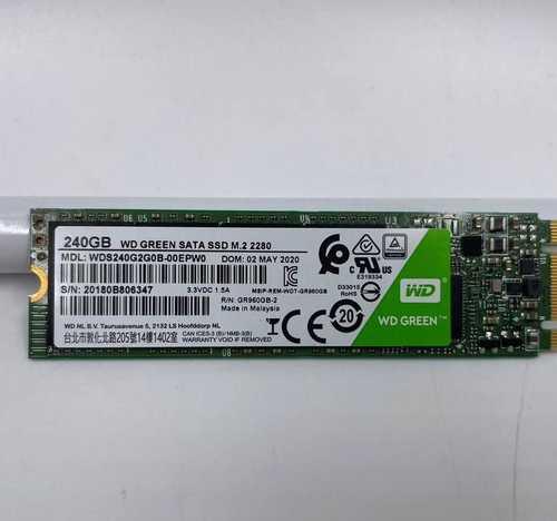 Ssd m2 диск wd green 240gb