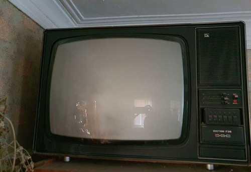 Ретро телевизор Фотон 736 цветной - 1980 года