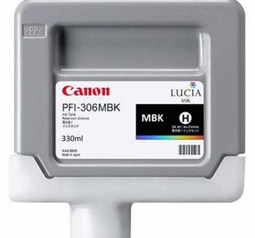 Картридж Canon PFI-306MBK Matte Black 330 мл