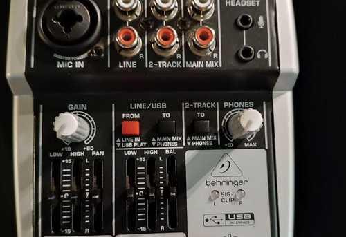 Аналоговый микшер Behringer xenyx 302 USB