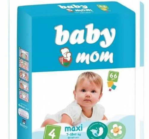 Подгузники Baby mom 4