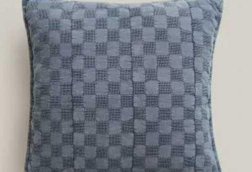 Чехол для подушки Zara Home Waffle-knit, темно-син