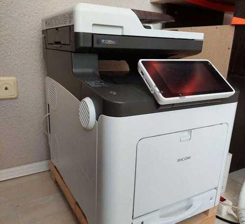 Мфу принтер светодиодный Ricoh SP C360SNw