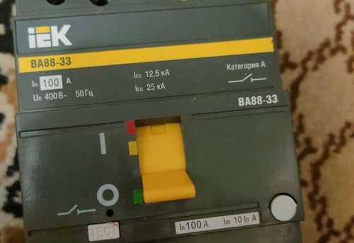 Автоматический выключатель BA 88-33, 100A
