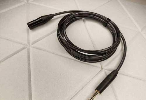 Jack 6,3 st на xlr штекер canare l-4e6at