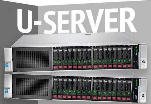 Сервер HP DL380 Gen9 16*2.5 2*2690v4 64Gb P840ar 2