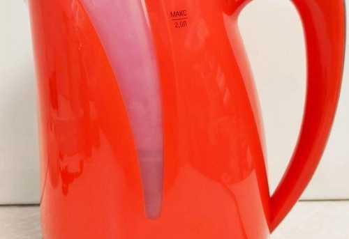 Электрический чайник Ergolux ELX-KP03 С04, красный