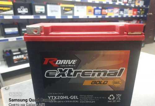 Доставка Акб 18Ач "RDrive eXtremal gold GEL ytx20h