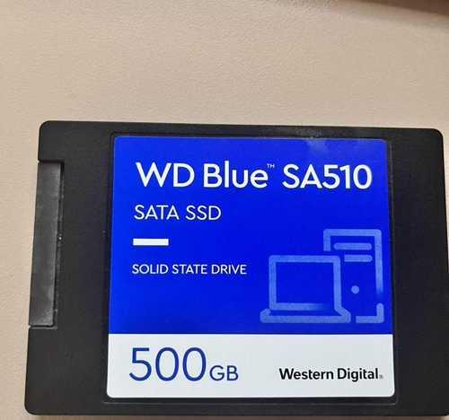 SSD жесткий диск SATA2.5" 500GB blue SA510