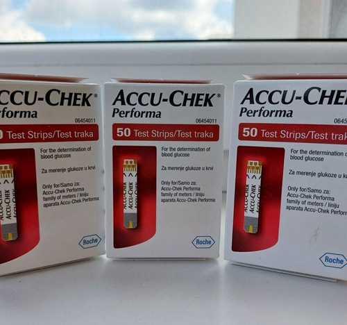 Accu chek performa тест полоски