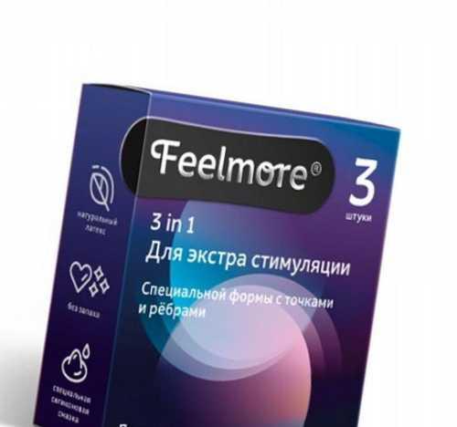 Презервативы Feelmore 3в1