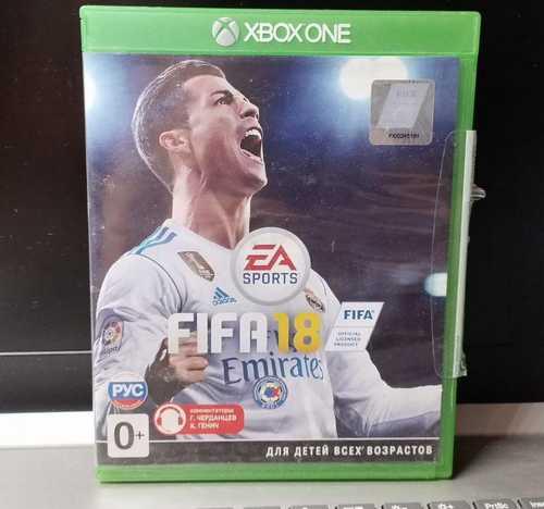 Fifa 18 xbox one диск